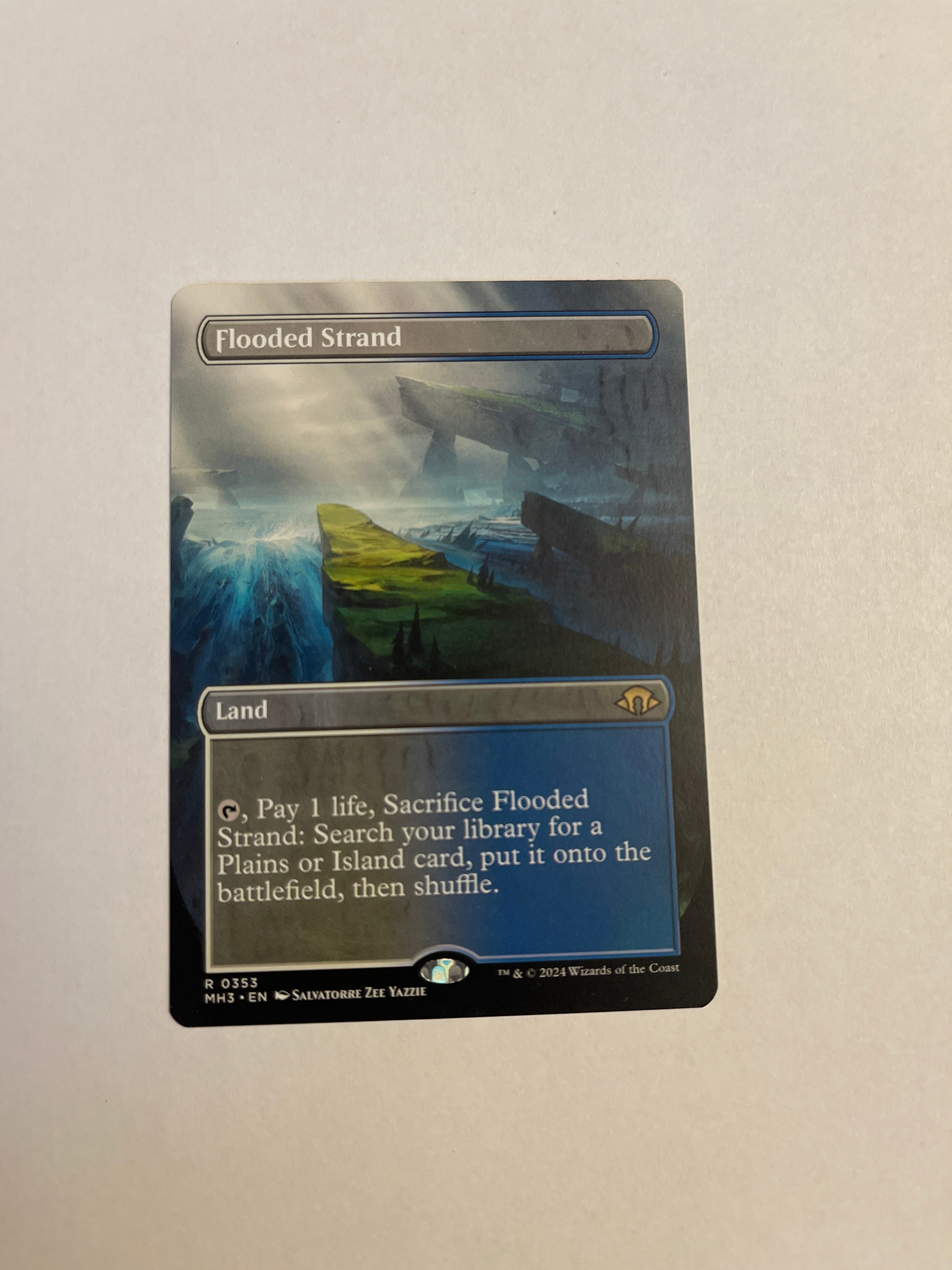 Flooded Strand - Modern Horizons 3 #353 BORDERLESS – Making Mythic